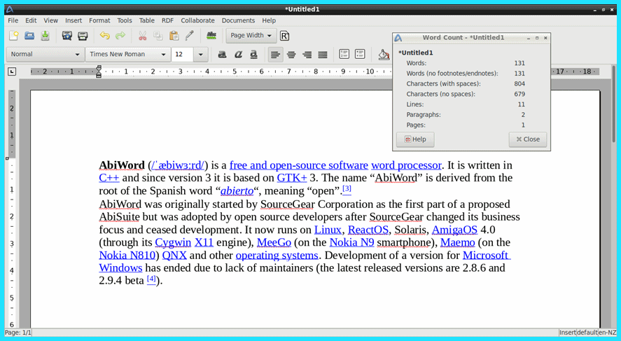 Word Processors - How to count words in your Word Processor